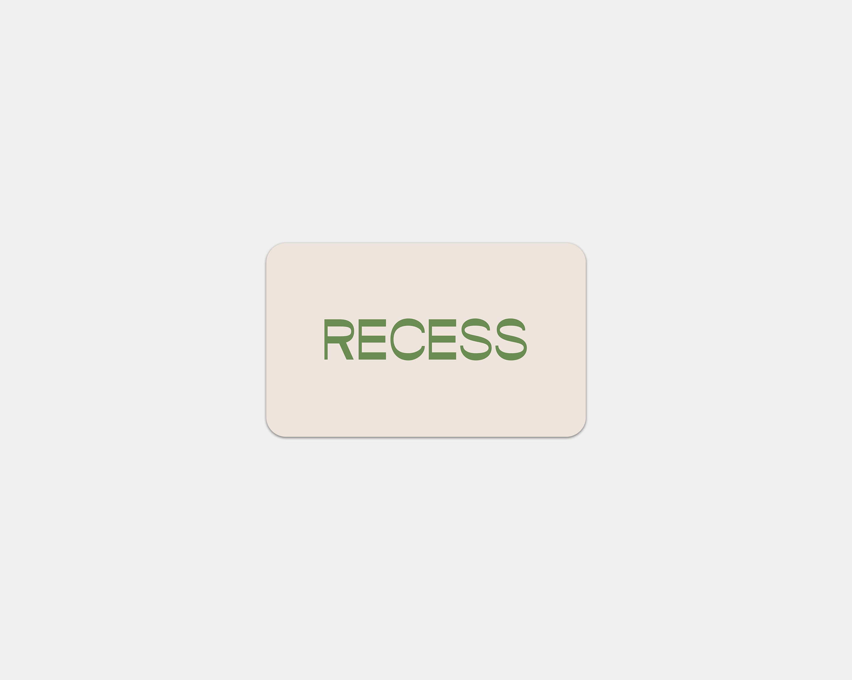 Recess Gift Card